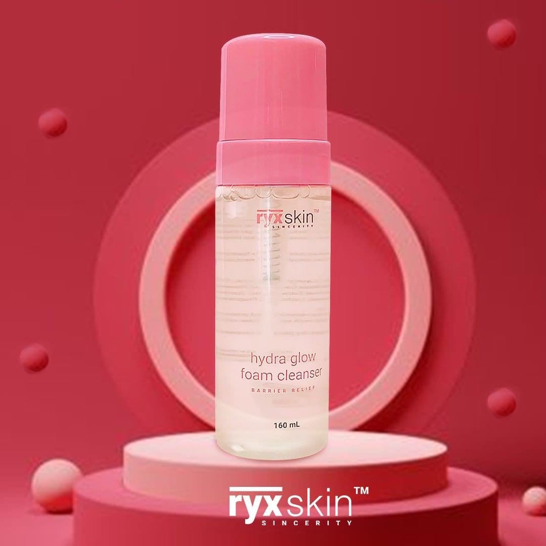 RYX Skin Hydra glow foam cleanser 160ml | Buy Online | Saffronskins India